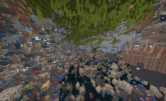 Sea-Through X-Ray Texture Packs - Mods for Minecraft