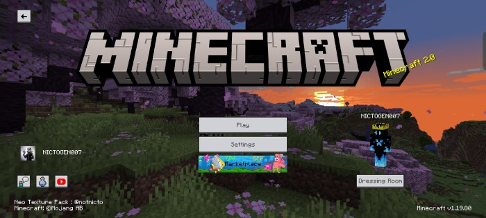 Texture Pack:Neo - Mods for Minecraft