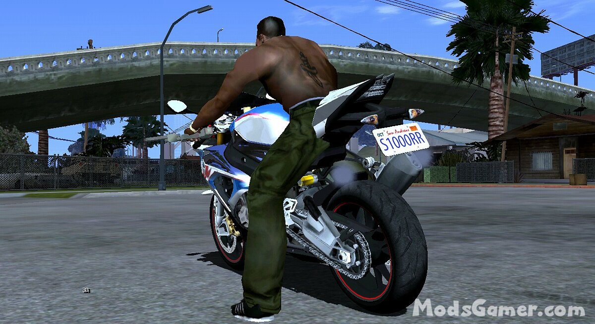 BMW S1000RR Motorrad Mod - Mods for Grand Theft Auto: San Andreas / GTA:SA