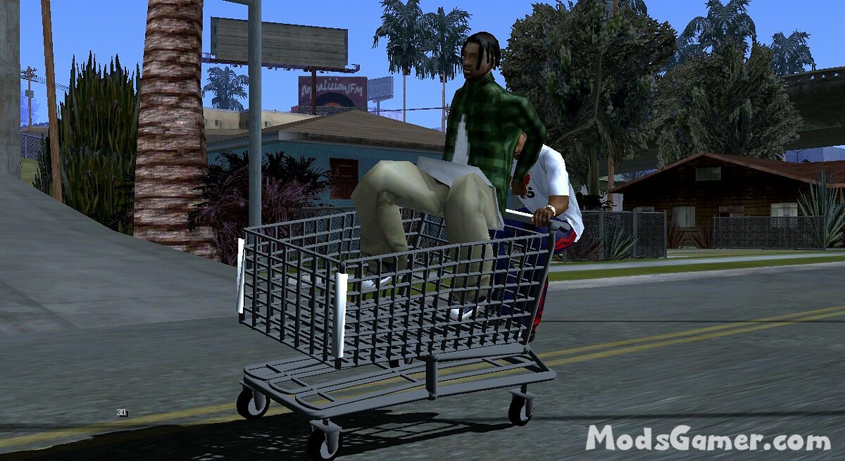 Grocery trolley Mod - Mods for Grand Theft Auto: San Andreas / GTA:SA