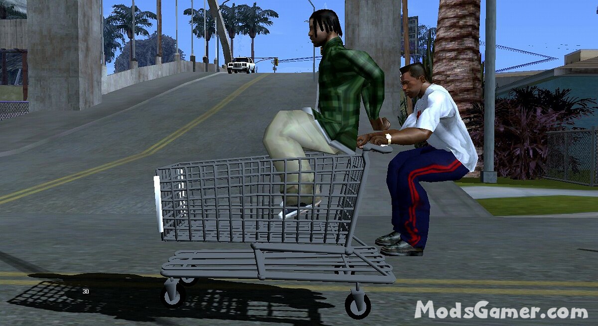 Grocery trolley Mod - Mods for Grand Theft Auto: San Andreas / GTA:SA
