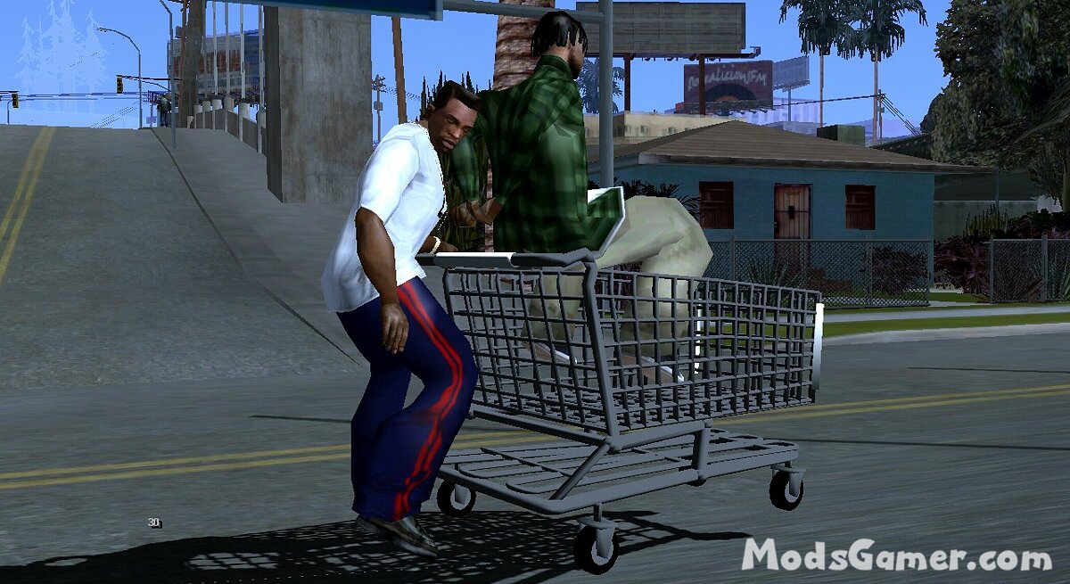 Grocery trolley Mod - Mods for Grand Theft Auto: San Andreas / GTA:SA