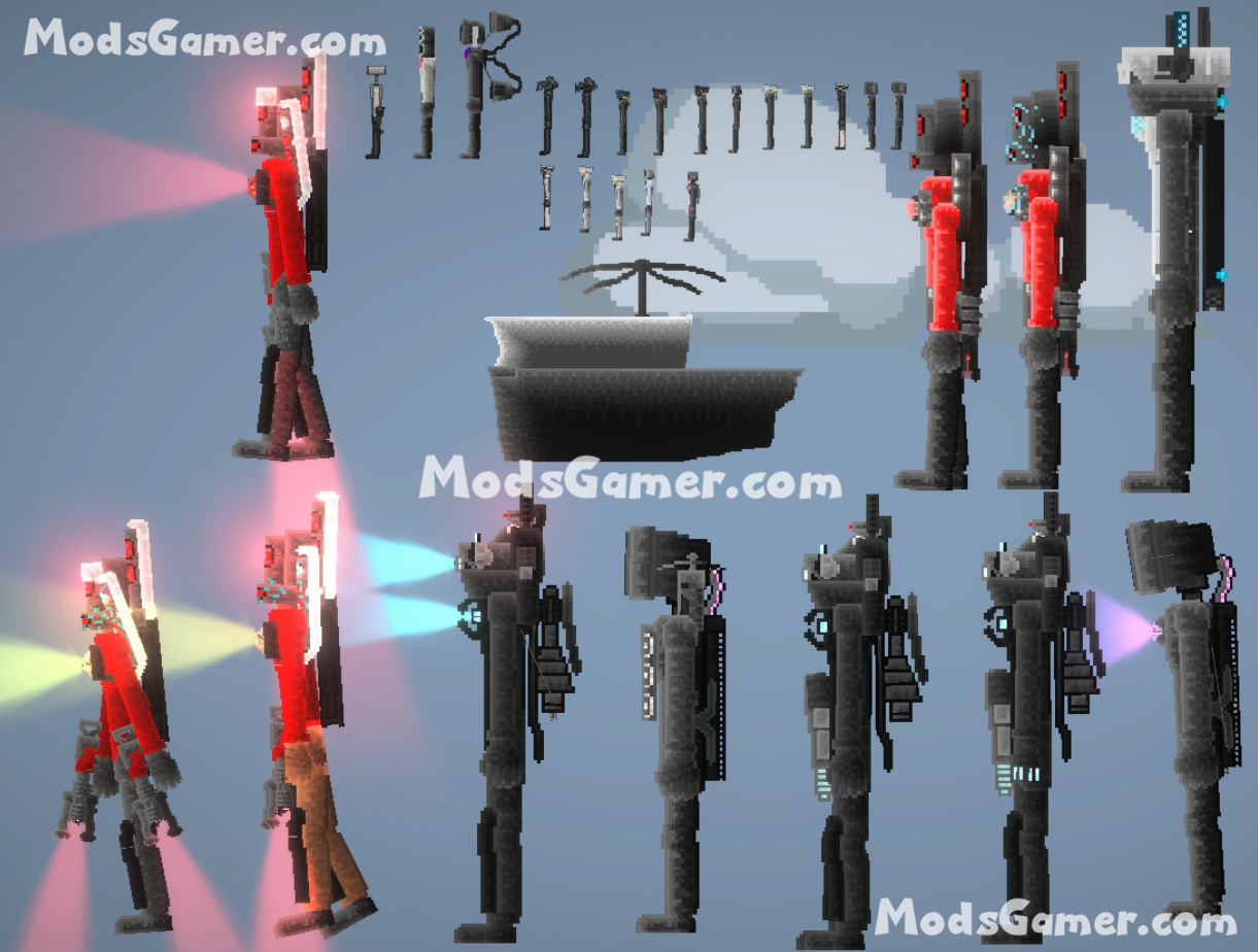 Ultimate Skibidi Toilet Mod Pack(New characters, weapons, vehicles ...