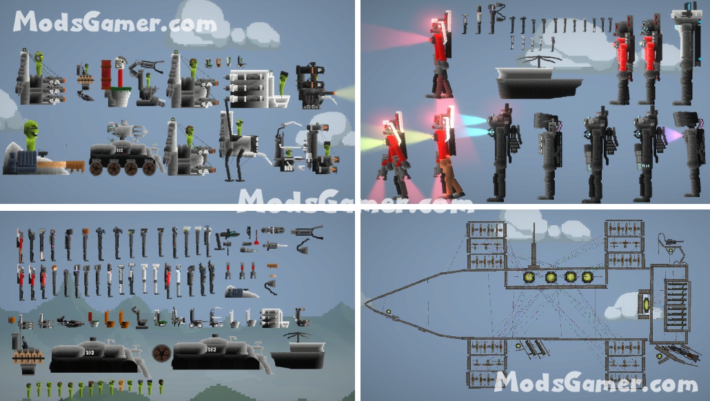 Ultimate Skibidi Toilet Mod Pack(New characters, weapons, vehicles) - Mods for Melon Playground ...