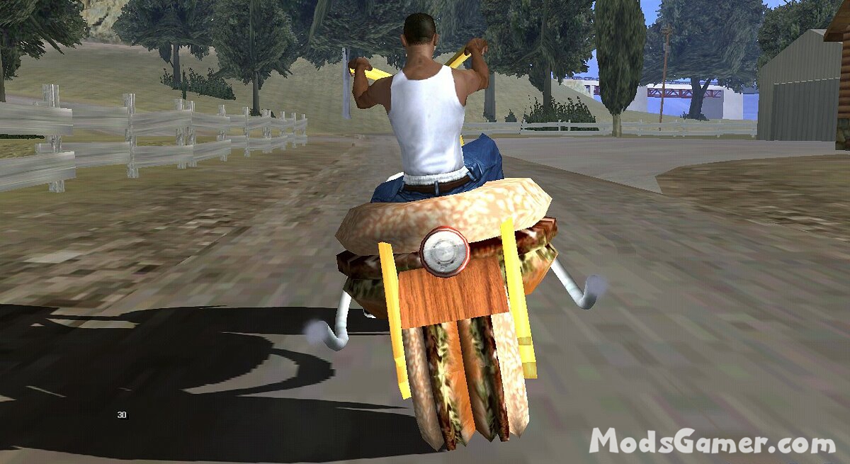 Burger Motorcycle Mod - Mods for Grand Theft Auto: San Andreas / GTA:SA