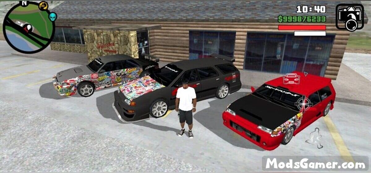 Stickerbomb Paintjobs Mod - Mods for Grand Theft Auto: San Andreas / GTA:SA