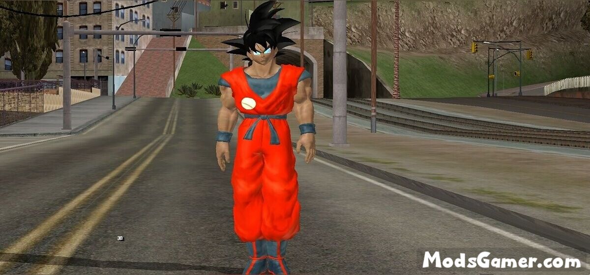 Dragon Ball Goku Skin Mod(Only DFF) - Mods for Grand Theft Auto: San ...