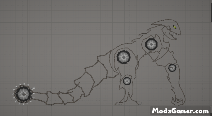 Mechanical dragon Gromira Mod - Mods for Melon Playground Sandbox PG