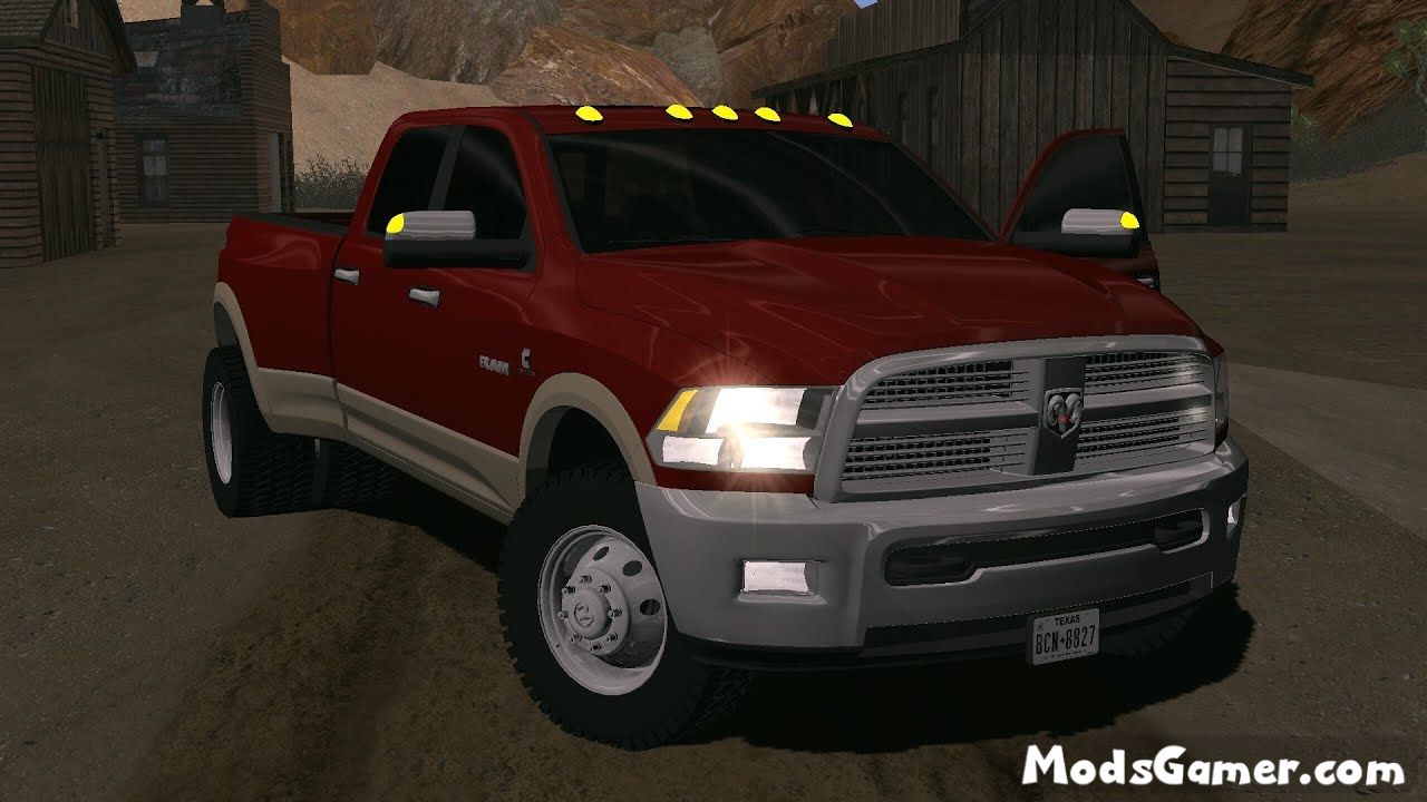 2012 Dodge Ram 3500 Mod - Mods for Grand Theft Auto: San Andreas / GTA:SA