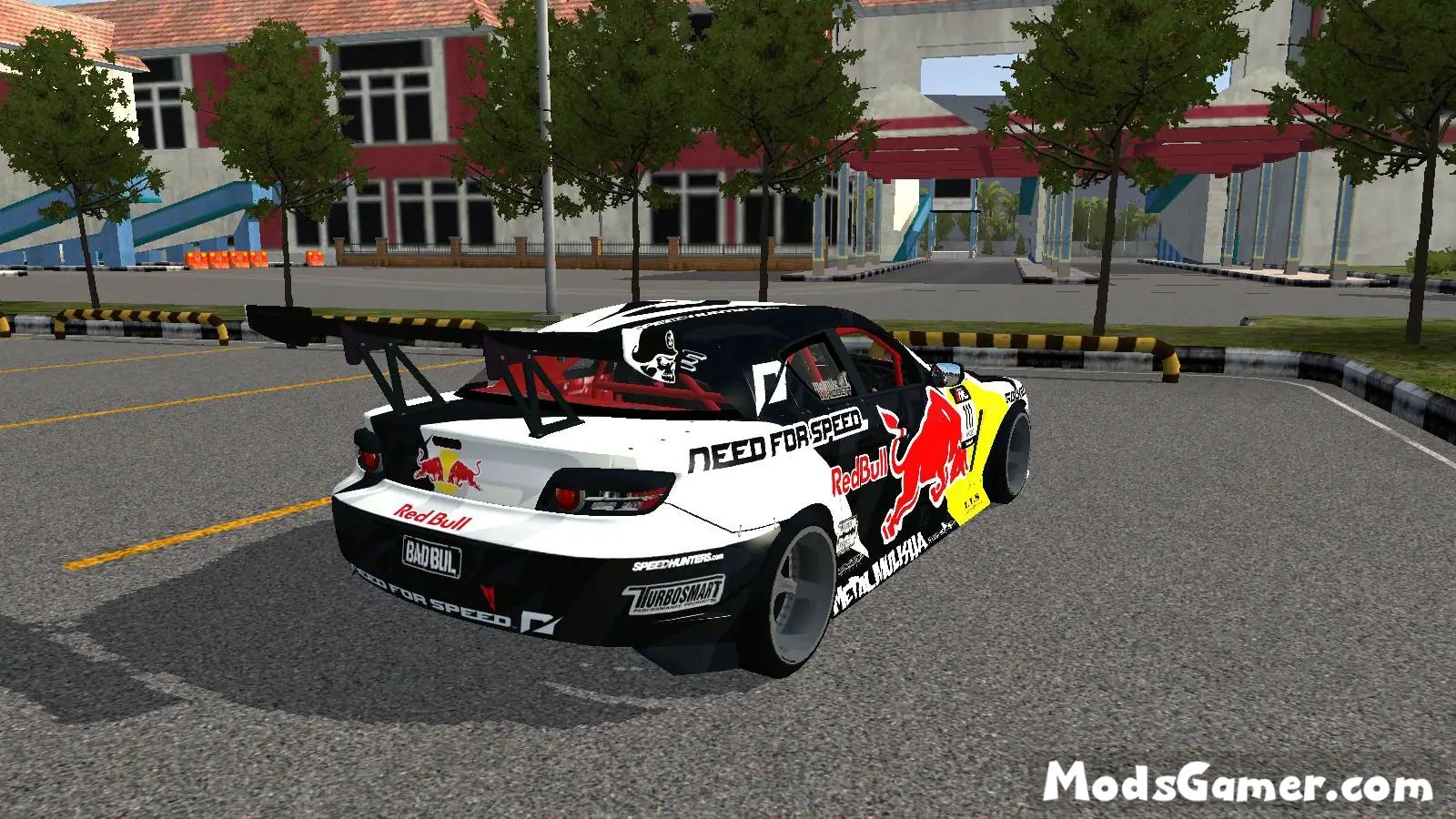Mazda RX-8 Red Bull Livery Mod - Mods for Bus Simulator Indonesia / BUSSID