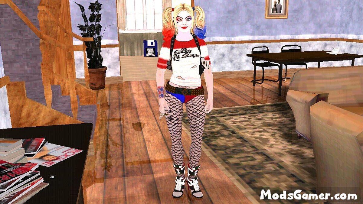 DC Comics Legends Harley Quinn Skin Mod - Mods for Grand Theft Auto ...