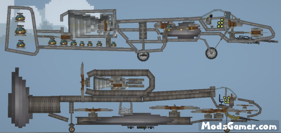 A10 attack aircraft Mod - Mods for Melon Playground Sandbox PG