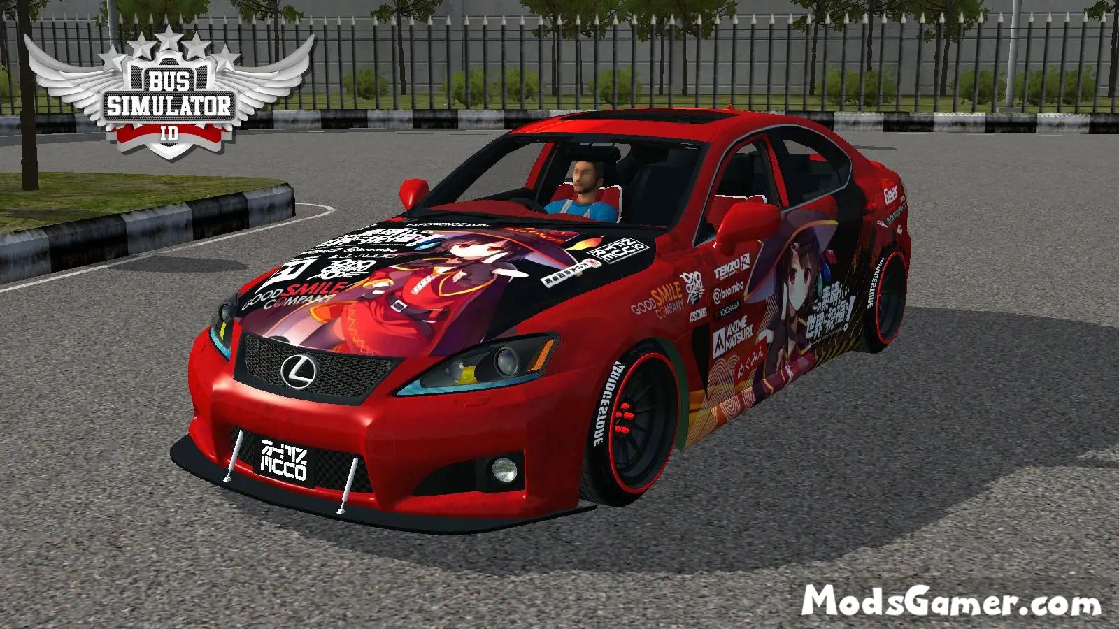 Lexus IS F Stance Drift KonoSuba Itasha Mod - Mods for Bus Simulator ...