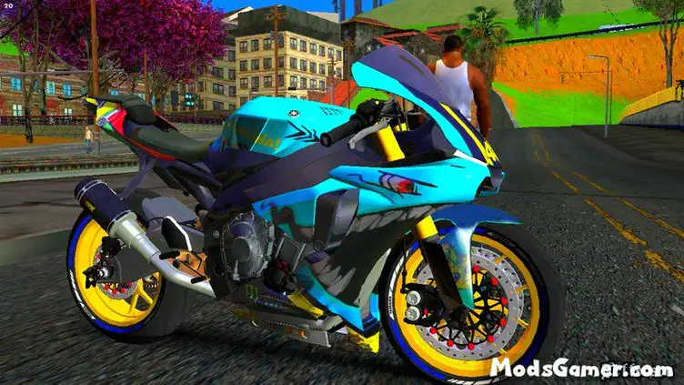 2017 Yamaha R1M Motorcycle Shark Livery Mod - Mods for Grand Theft Auto ...