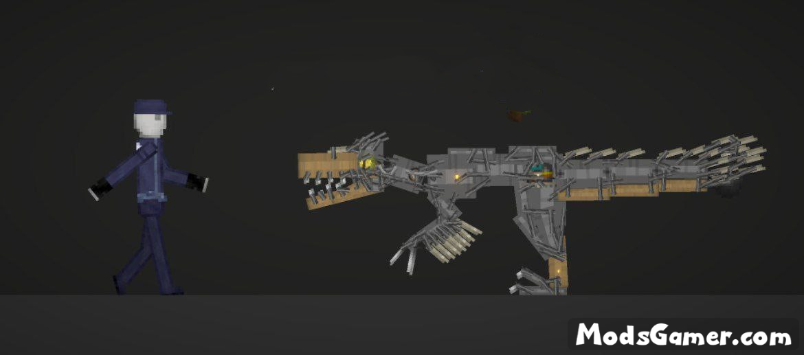 Mechanical Velociraptor Mod - Mods for Melon Playground Sandbox PG