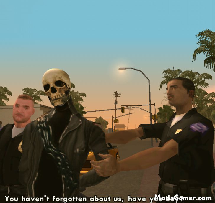 Ghost rider Skin Mod - Mods for Grand Theft Auto: San Andreas / GTA:SA