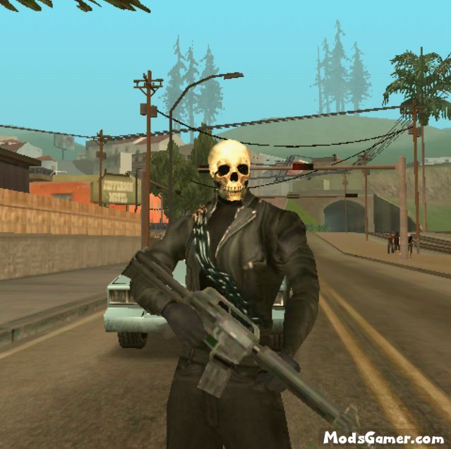 Ghost rider Skin Mod - Mods for Grand Theft Auto: San Andreas / GTA:SA