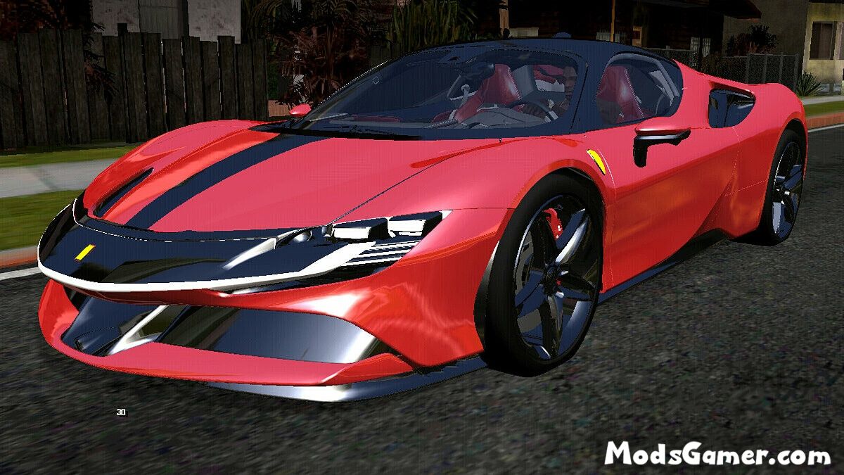 Ferrari SF90 Stradable Mod(DFF only) - Mods for Grand Theft Auto: San ...