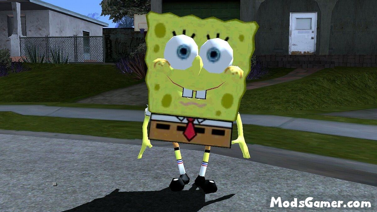 Spongebob Skin Mod - Mods for Grand Theft Auto: San Andreas / GTA:SA