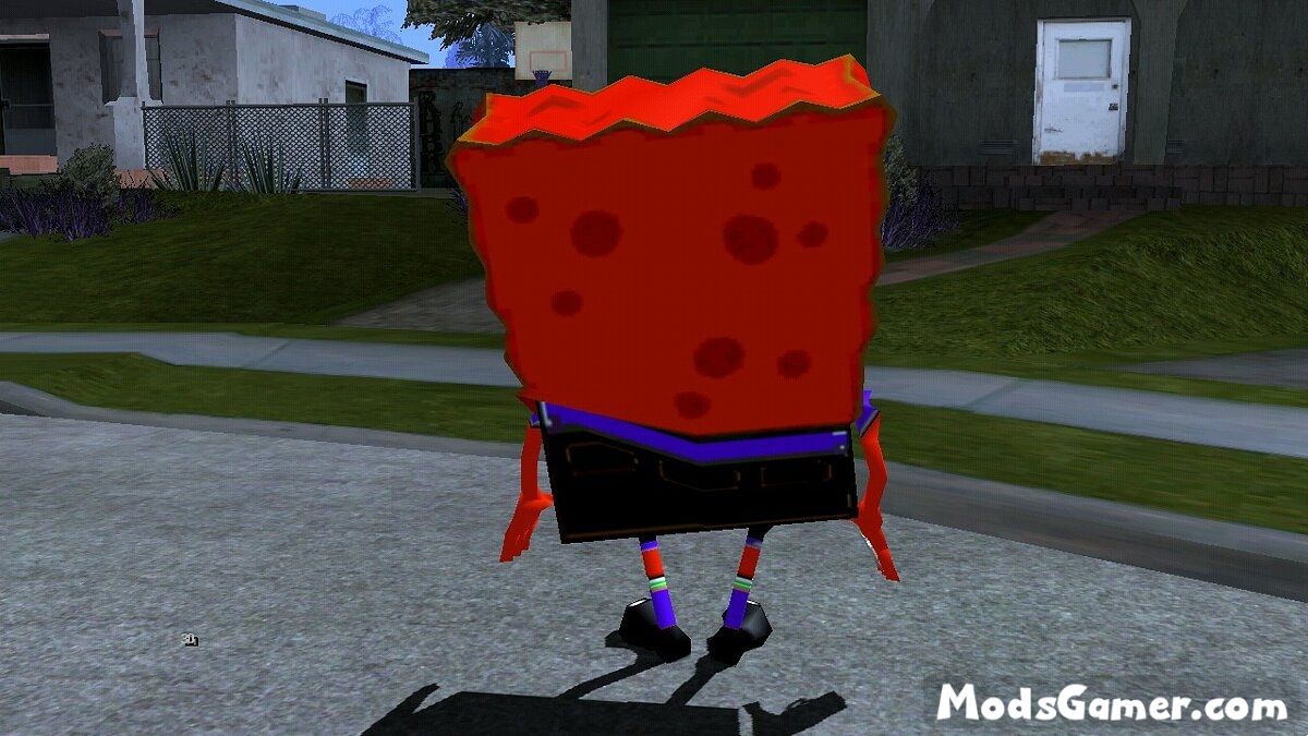 Spongebob Skin Mod - Mods for Grand Theft Auto: San Andreas / GTA:SA