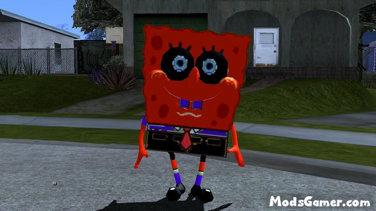 Spongebob Skin Mod - Mods for Grand Theft Auto: San Andreas / GTA:SA