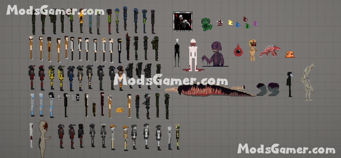 Best SCP Collection Mods - Mods for Melon Playground Sandbox PG