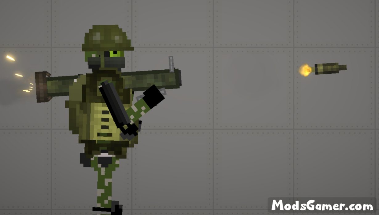 Rocket launcher Mod - Mods for Melon Playground Sandbox PG