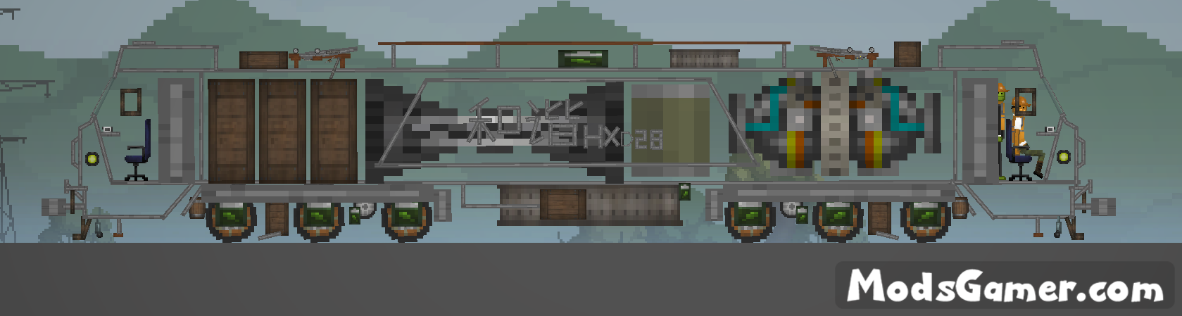 China Railways HXD2B Mod - Mods for Melon Playground Sandbox PG