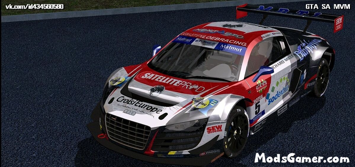 2012 Audi R8 LMS Ultra Racing Livery Mod - Mods for Grand Theft Auto ...