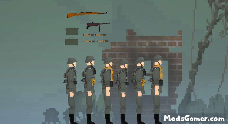 German soldier And Guns Mod - Mods for Melon Playground Sandbox PG