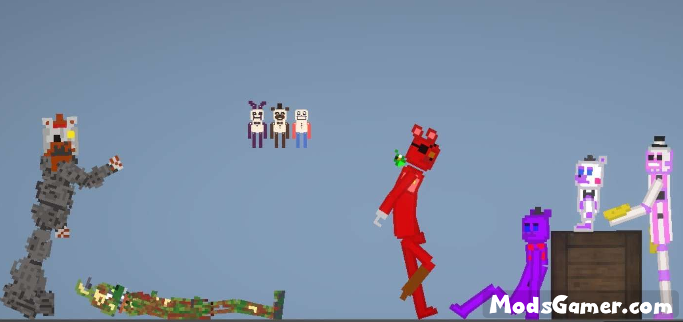 Five Nights At Freddy's 4 Characters And Toy Mod[FNAF 4] - Mods for ...