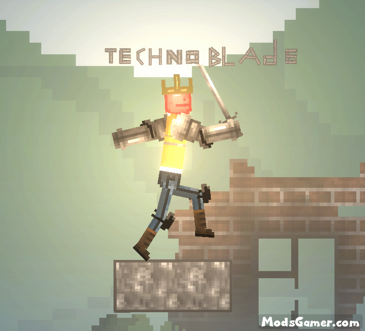 Technoblade Mod - Minecraft - Mods for Melon Playground Sandbox PG