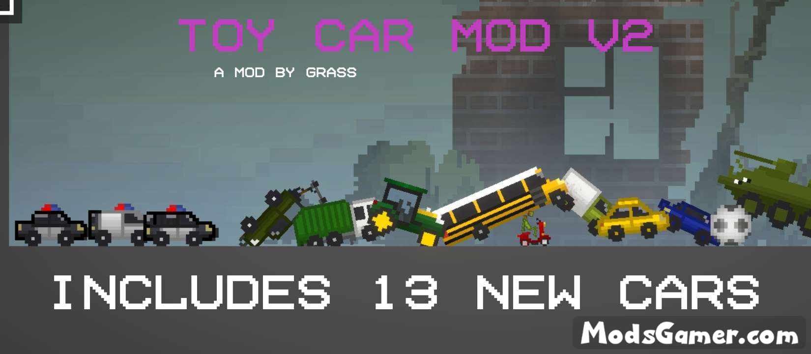 Toy car model collection package mod - Mods for Melon Playground Sandbox PG