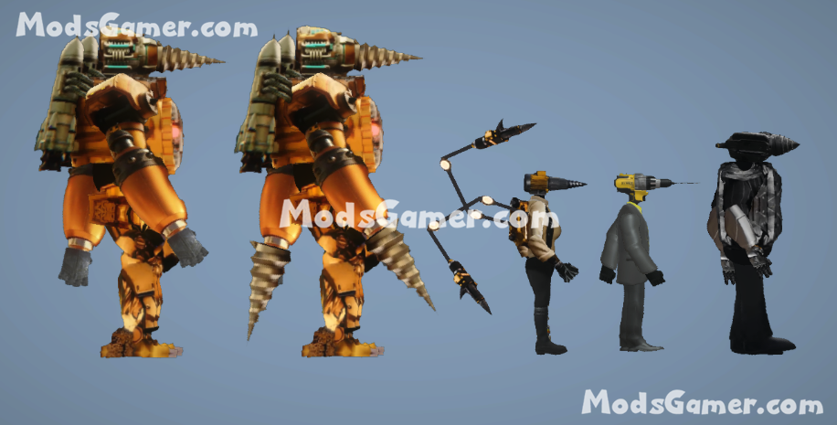 High Quality Drillman Pack Mod - Mods for Melon Playground Sandbox PG