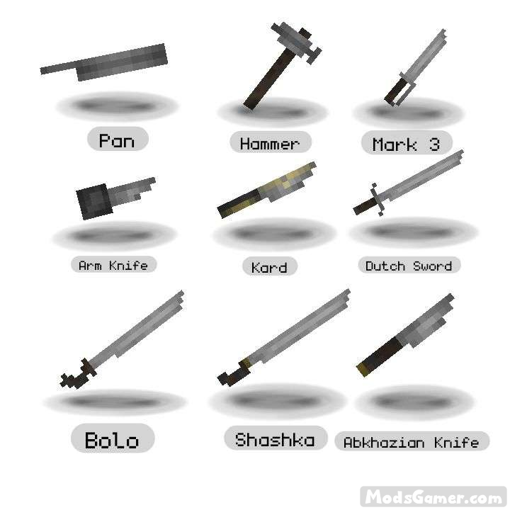 Melee Weapon Collection Mod[22 Weapon] - Mods for Melon Playground ...