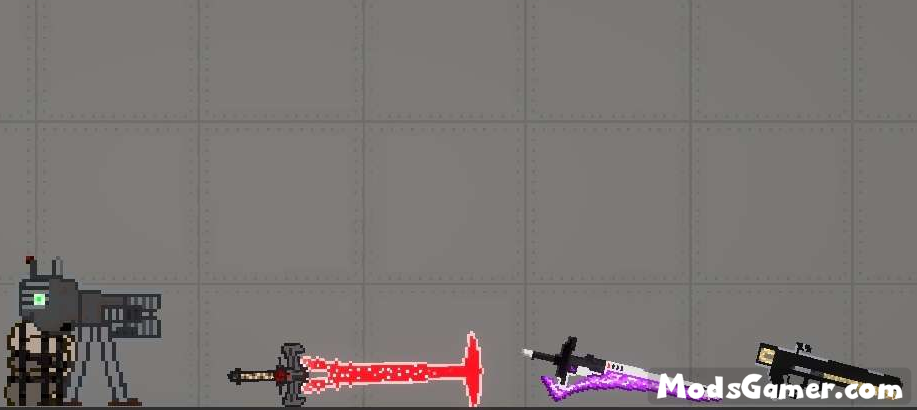 4 cool weapons Mod - Mods for Melon Playground Sandbox PG