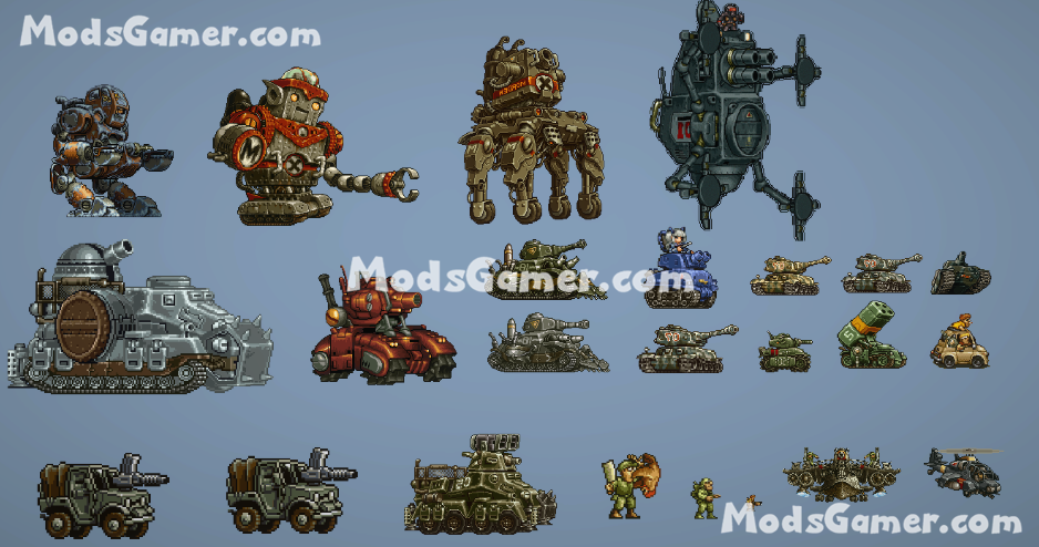 Best Metal Slug Collection Mods - Mods for Melon Playground Sandbox PG