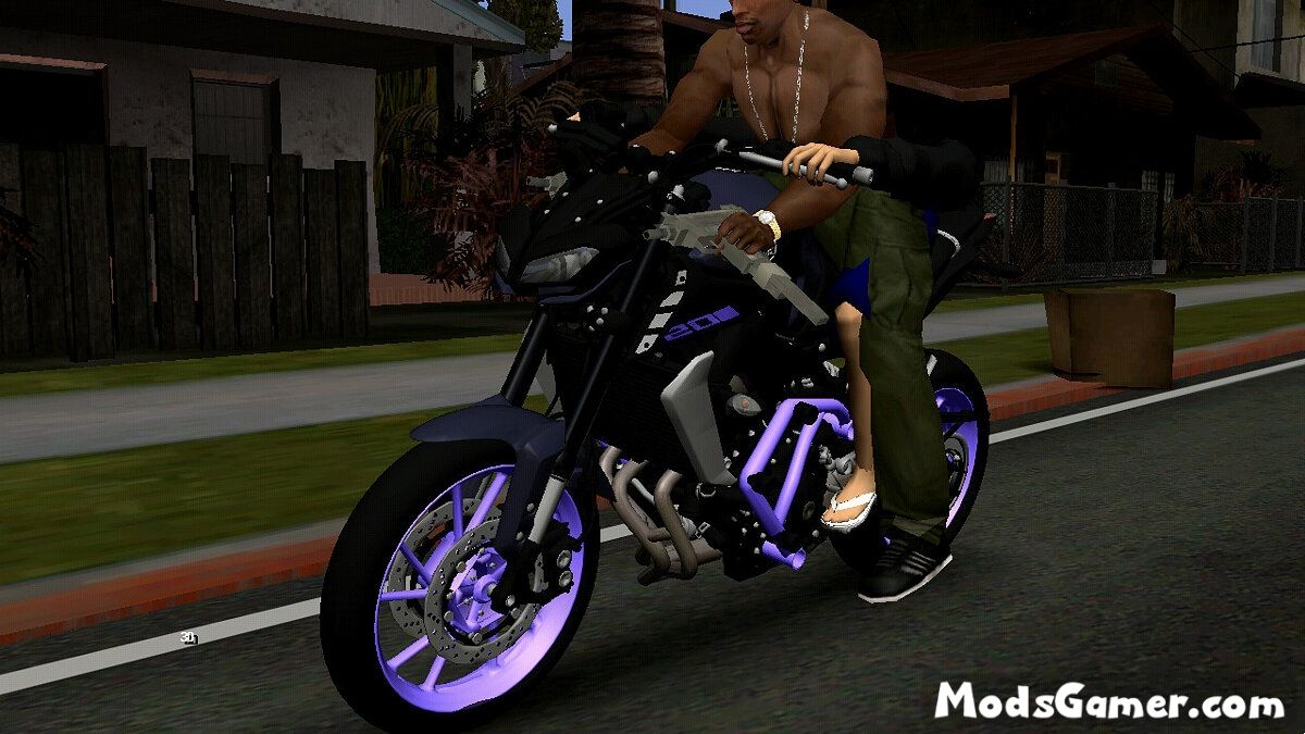 Yamaha MT09 Motorcycle Mod(DFF only) - Mods for Grand Theft Auto: San ...