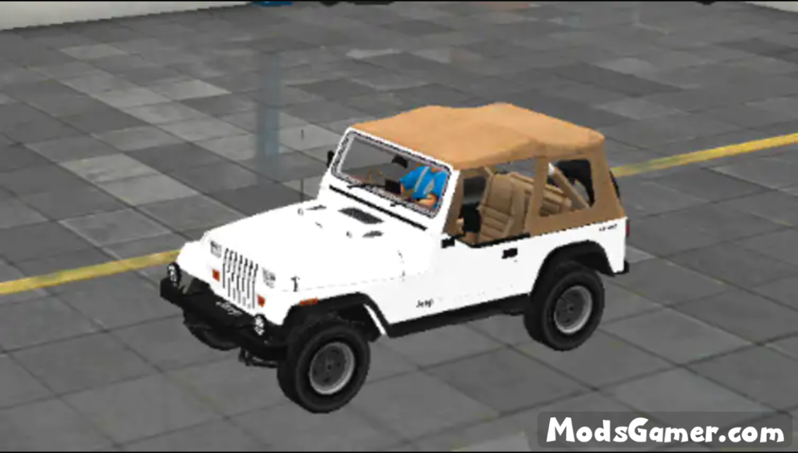 Bus Simulator Indonesia Jeep Wrangler Mod | ModsGamer.com