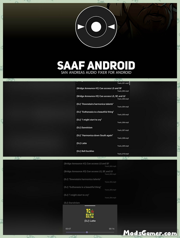 SaaF Android - Mods for Grand Theft Auto: San Andreas / GTA:SA