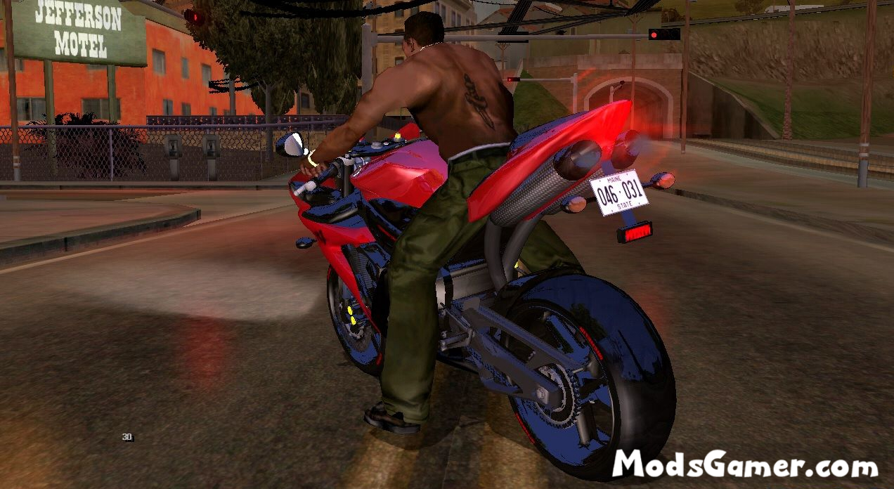 Yamaha Motorcycle Mod - Mods for Grand Theft Auto: San Andreas / GTA:SA