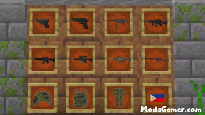 Minecraft PE Philippine Army Mod | ModsGamer.com