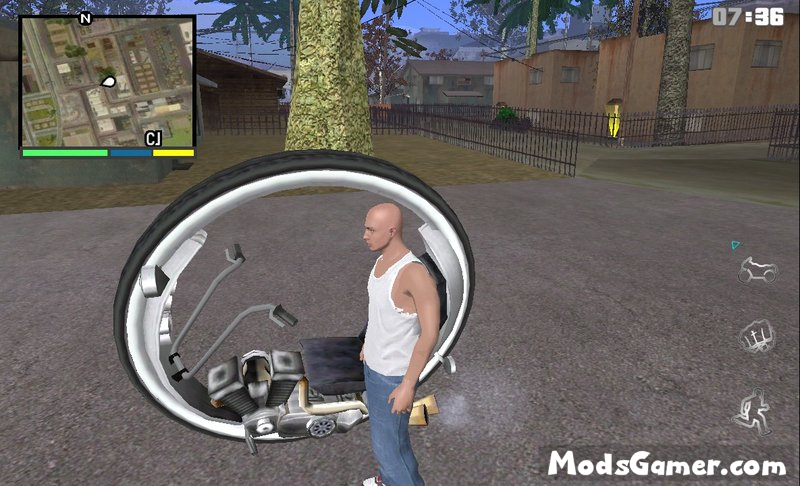 Mono wheel Mod - Mods for Grand Theft Auto: San Andreas / GTA:SA