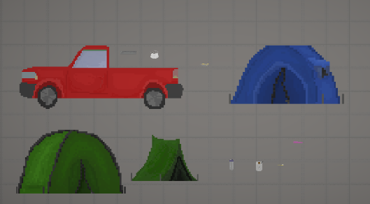Pickup Truck and Tent Mod - Mods for Melon Playground Sandbox PG