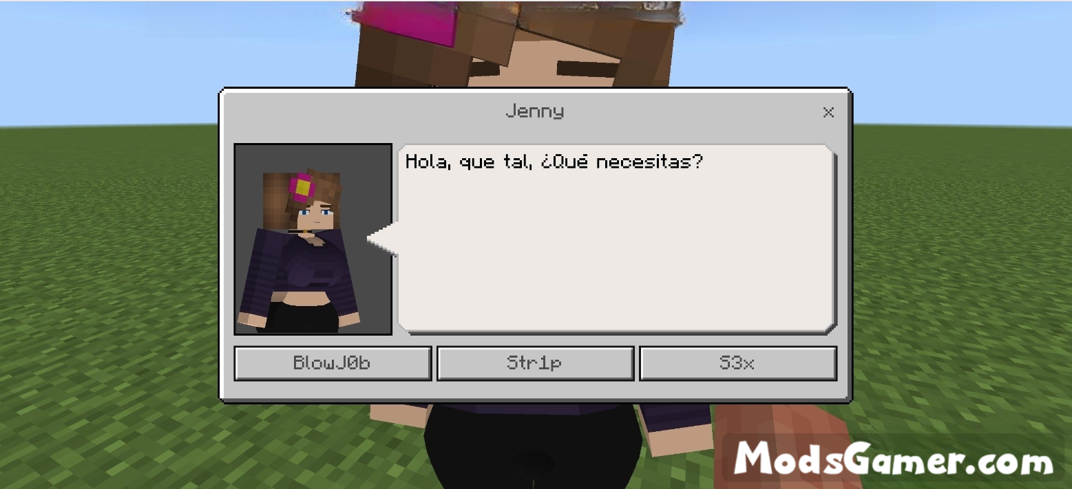 Minecraft PE Jenny Mod and Eille Mod | ModsGamer.com