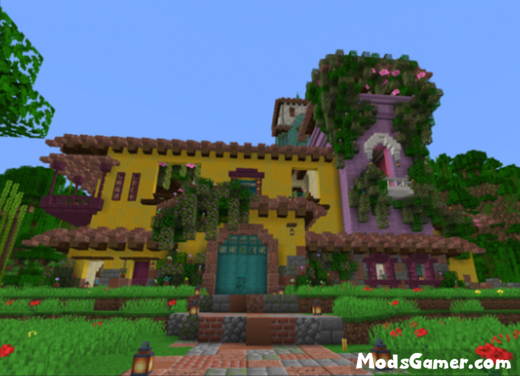 Minecraft PE-Encanto - Casita Madrigal Map | ModsGamer.com