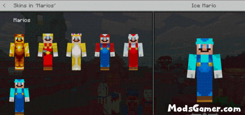 Mario Skin Pack - Mods for Minecraft