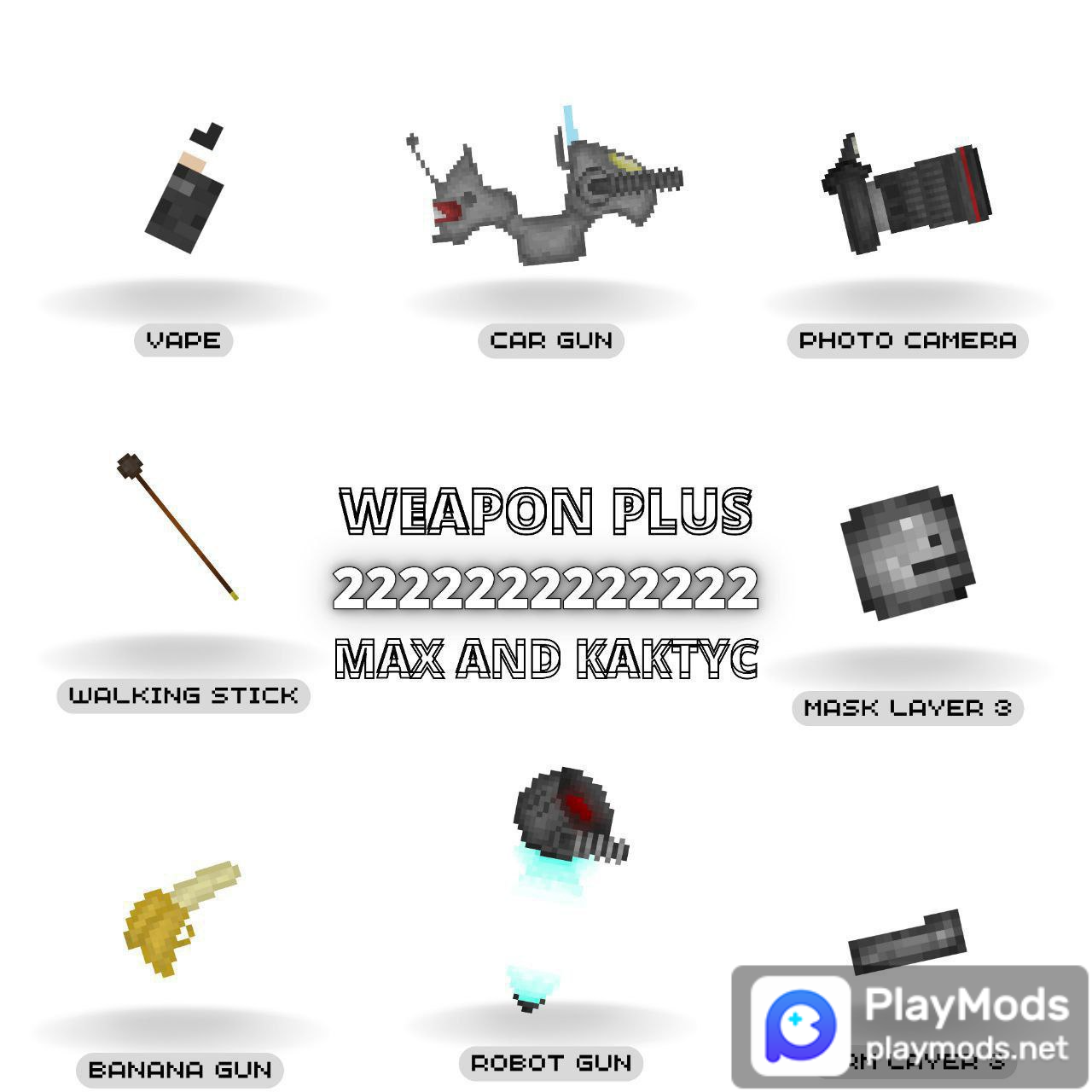 Weapon pack1 Weapons - Mods for Melon Playground Sandbox PG