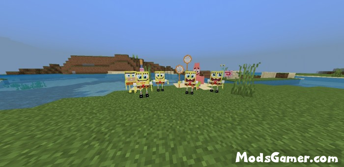 SpongeBob SquarePants Minecraft Addon - Mods for Minecraft