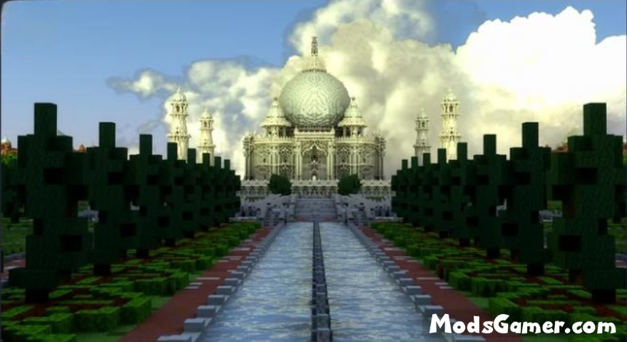 Minecraft PE Taj Mahal Palace Map | ModsGamer.com
